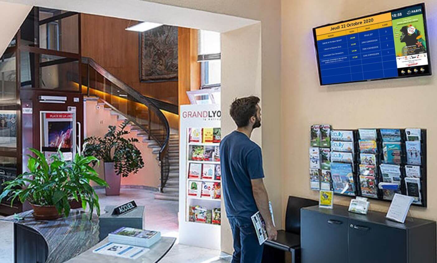 L'affichage dynamique pour les villes et les collectivités